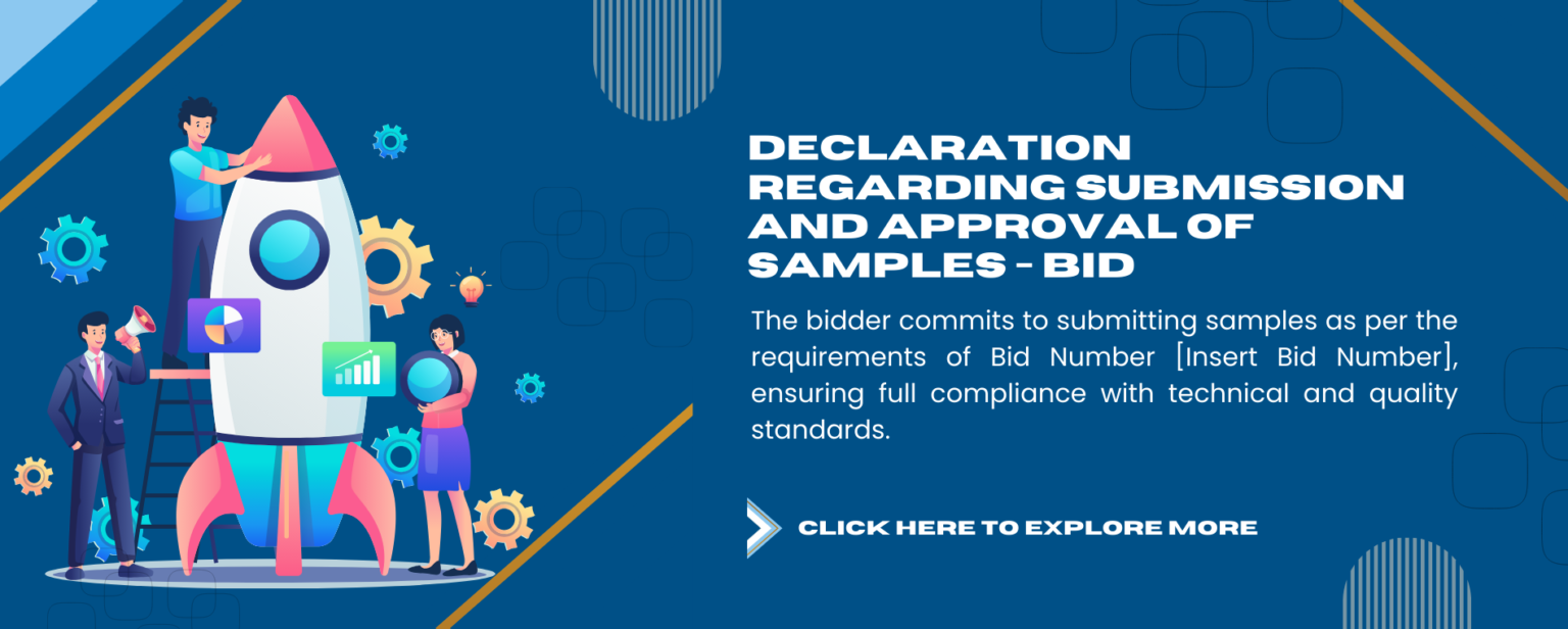 Declaration Regarding Submission and Approval of Samples—Bid - Bizhelp